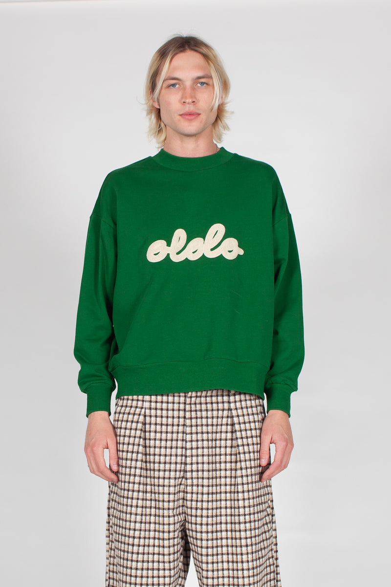 Cursive Logo Sweatshirt - Green